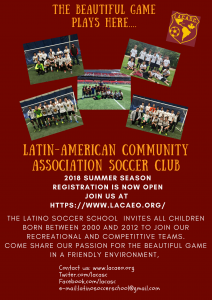 LACA SC – Latin American Community Association, Soccer Club